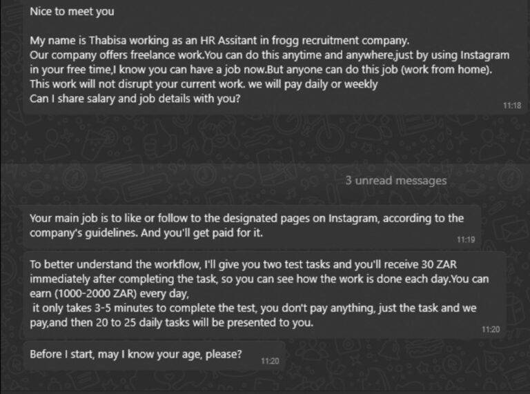 Be aware of scams - FROGG Recruitment